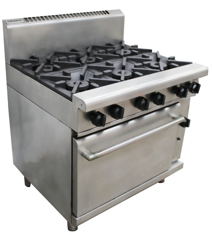 Waldorf Gas 6 Burner Stove With Oven Auction (0007-5059909) | Grays ...