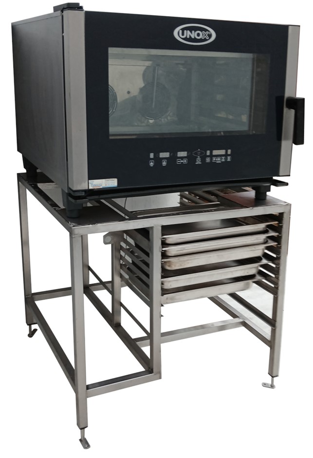 Unox Cheftop Professional Electric 4 Tray Combi Oven on Stand Auction ...