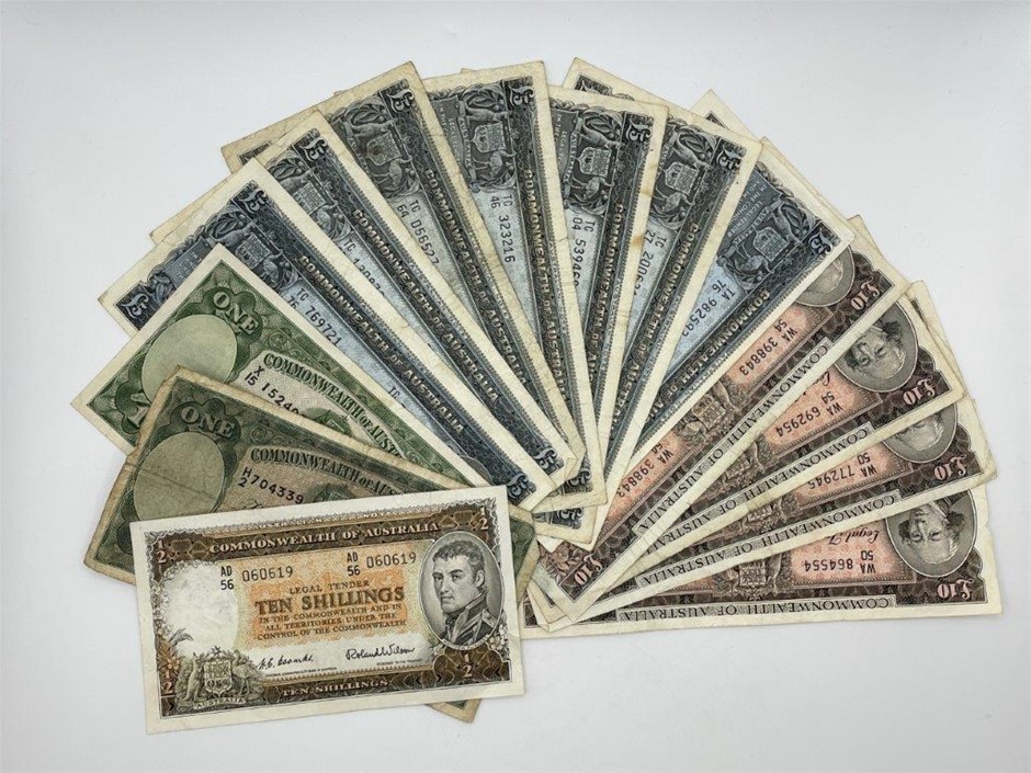 Approx. 14 x Assorted Commonwealth & Reserve Bank of Australia ...