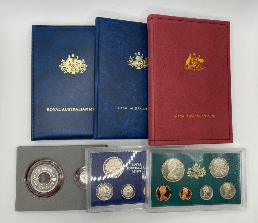6 x Assorted Proof Sets & commemorative coin sets including: Auction ...