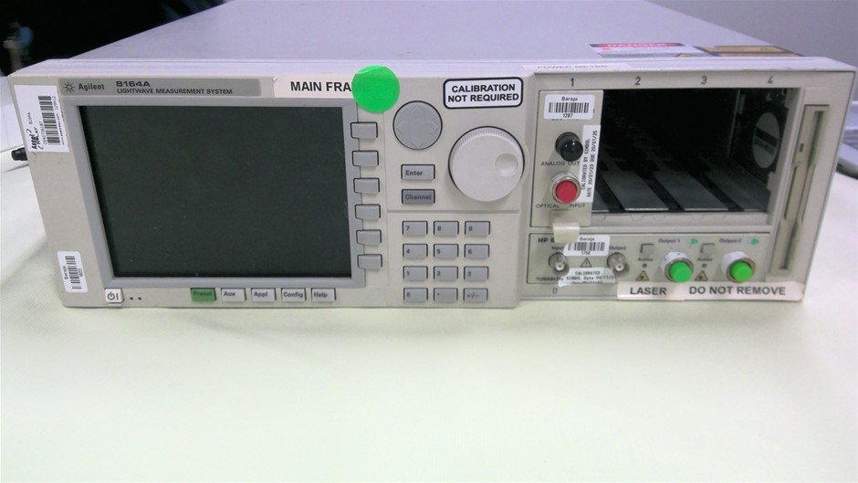 Agilent, 8164A, Lightwave Measurement System Auction (0041-5060172 ...