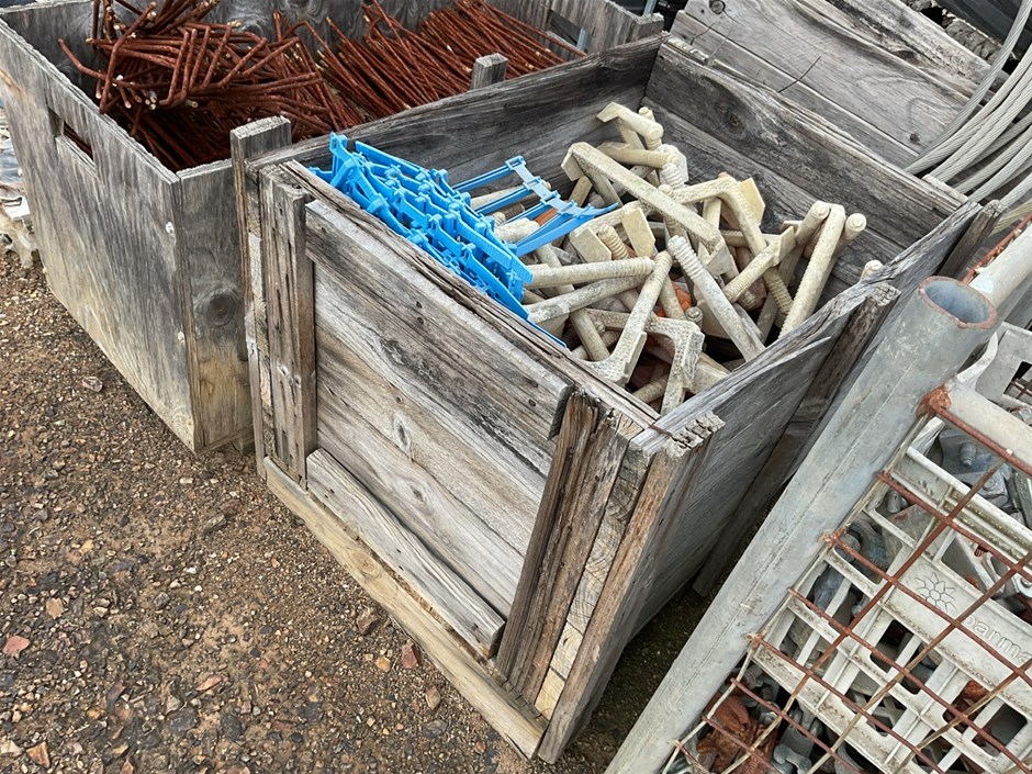 Wooden Crate of Plastic Concrete Step Inserts Auction (0043-3033865 ...
