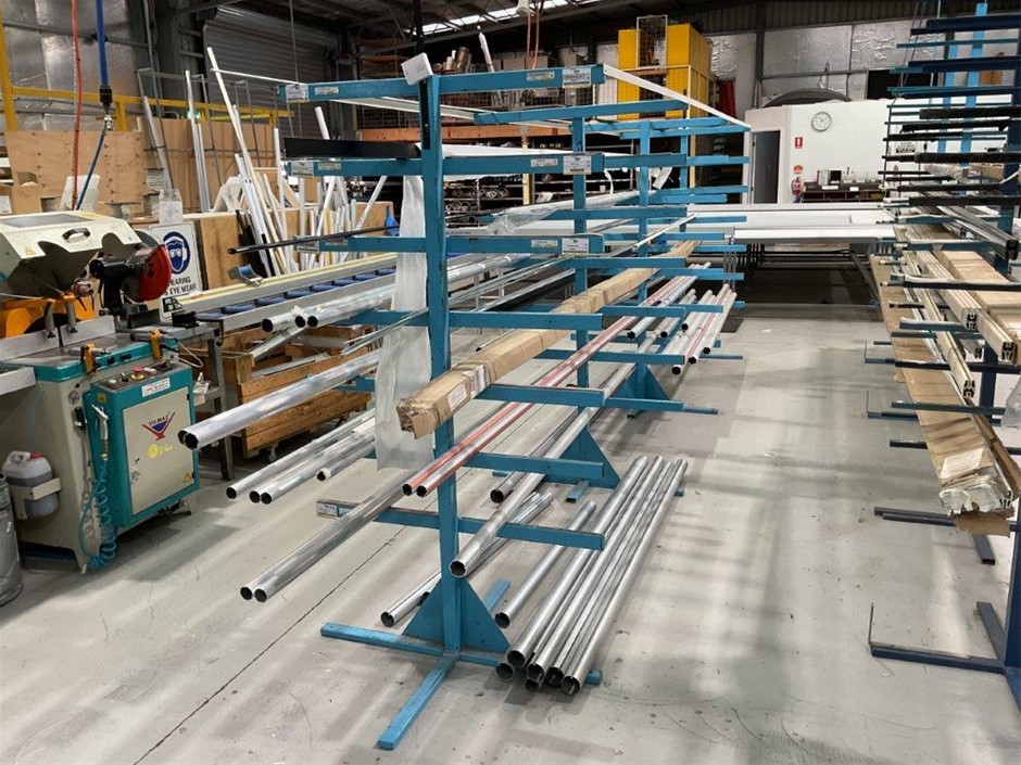 Steel Fabricated Double Sided Stock Rack Auction (0017-3033961) | Grays ...