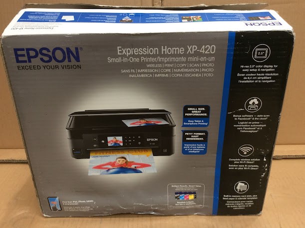Epson Expression Home XP-420 All-in-One Printer Auction (0017-2569742 ...