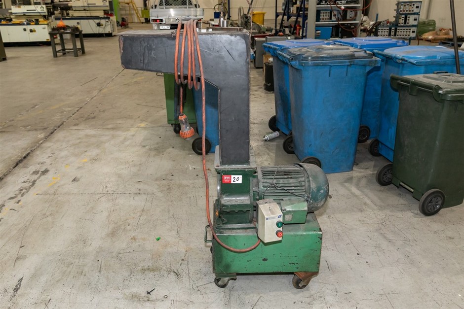 Mobile Plastic Waste Granule Grinder Unit Auction (0020-5060151 ...