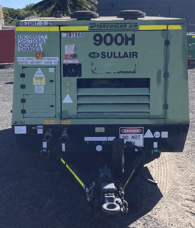 2014 Sullair 900HADTQ Compressor - 900cfm - Diesel Auction (0032 ...