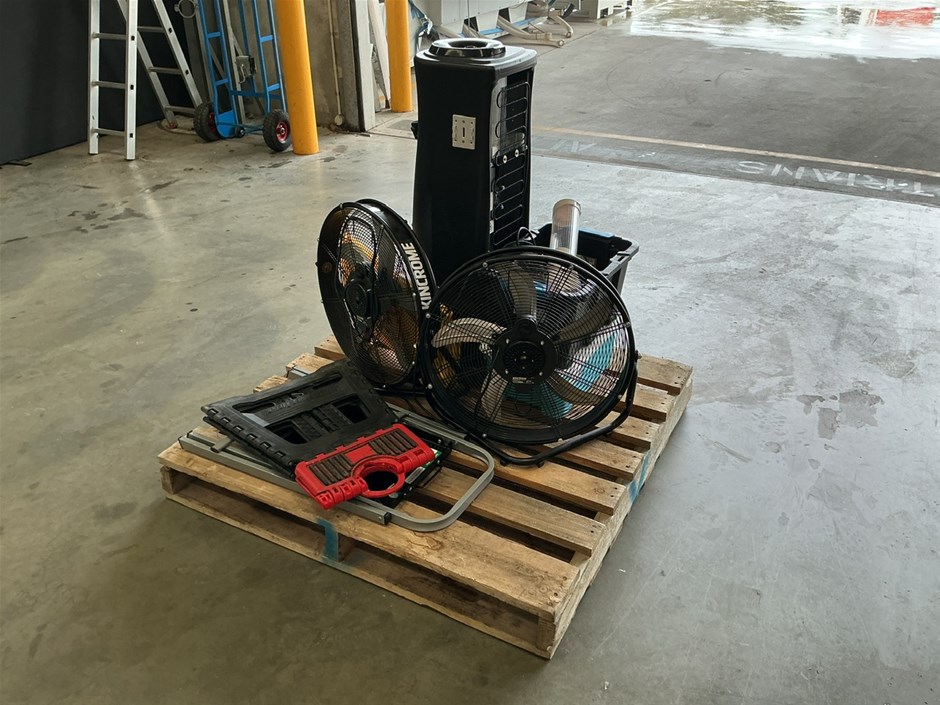 Pallet Containing Water Dispenser, Kincrome Fans Auction (0013-9060780 ...
