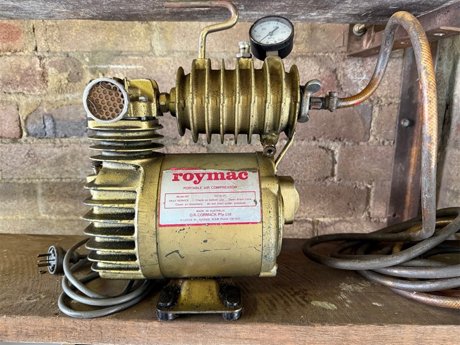 Roymac Portable Compressor Auction (0011-5060240) | Grays Australia