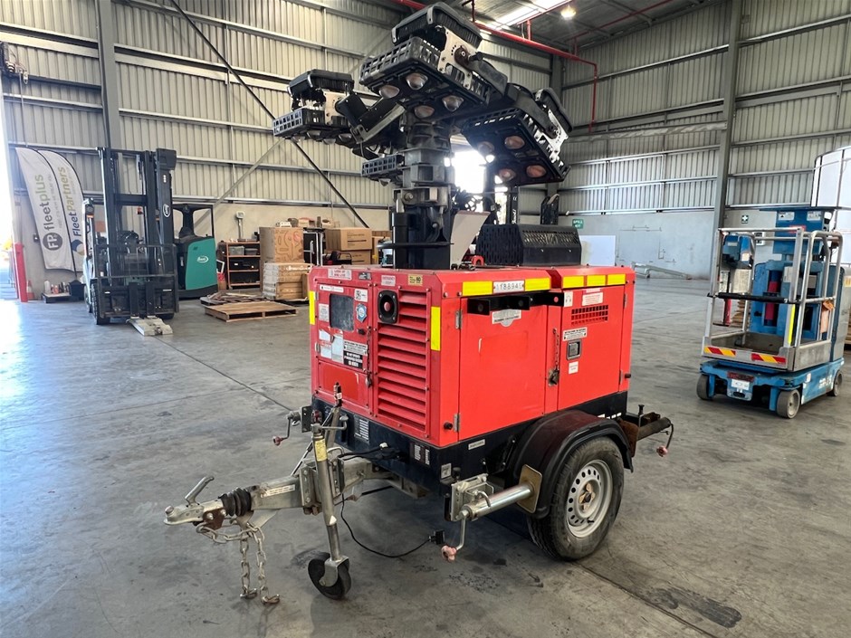 2018 Powerlink World MS2000 Single Light Tower Trailer Auction (0010 ...