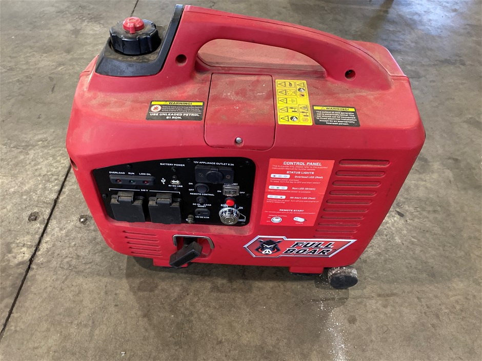 Full Boar FBT-3100 Portable Generator Auction (0050-8020504) | Grays ...