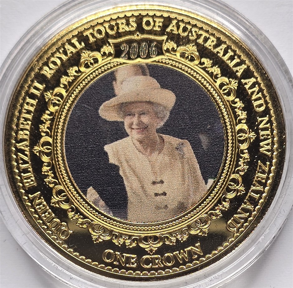 24 CARAT GOLD LAYERED COIN - LIMITED EDITION ROYAL RELEASE Auction ...