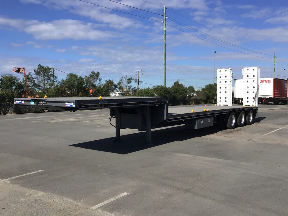 2024 Quest Vehicle Equipment Triaxle Drop Deck Trailer Auction (0235 ...