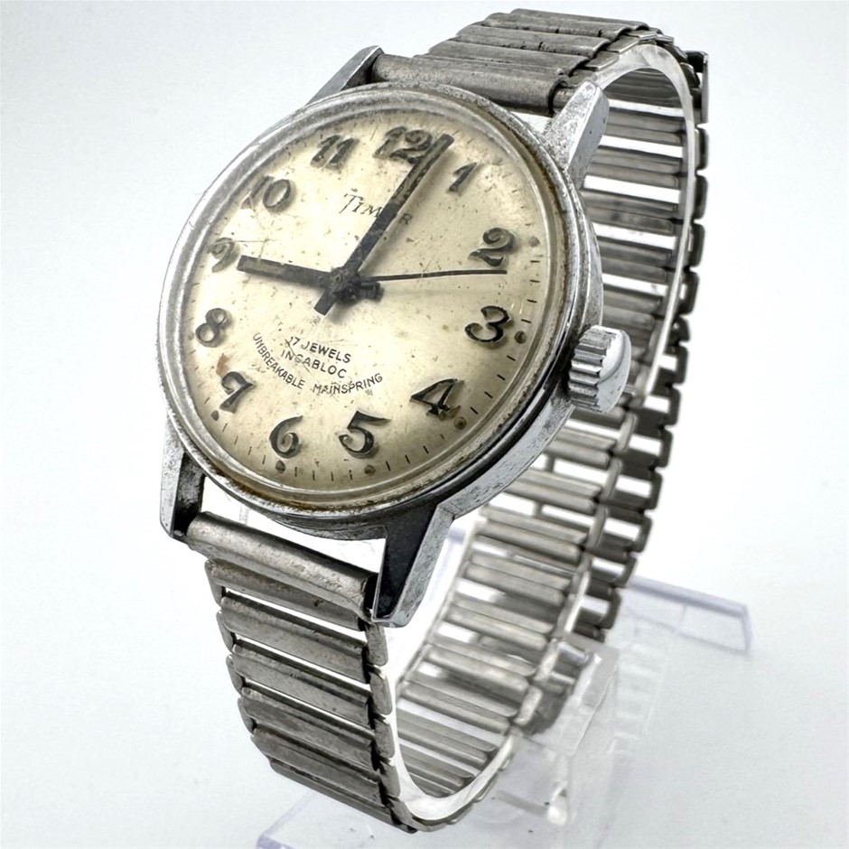 VINTAGE STAINLESS STEEL TIMOR WATCH Auction (0006-2572811) | Grays ...