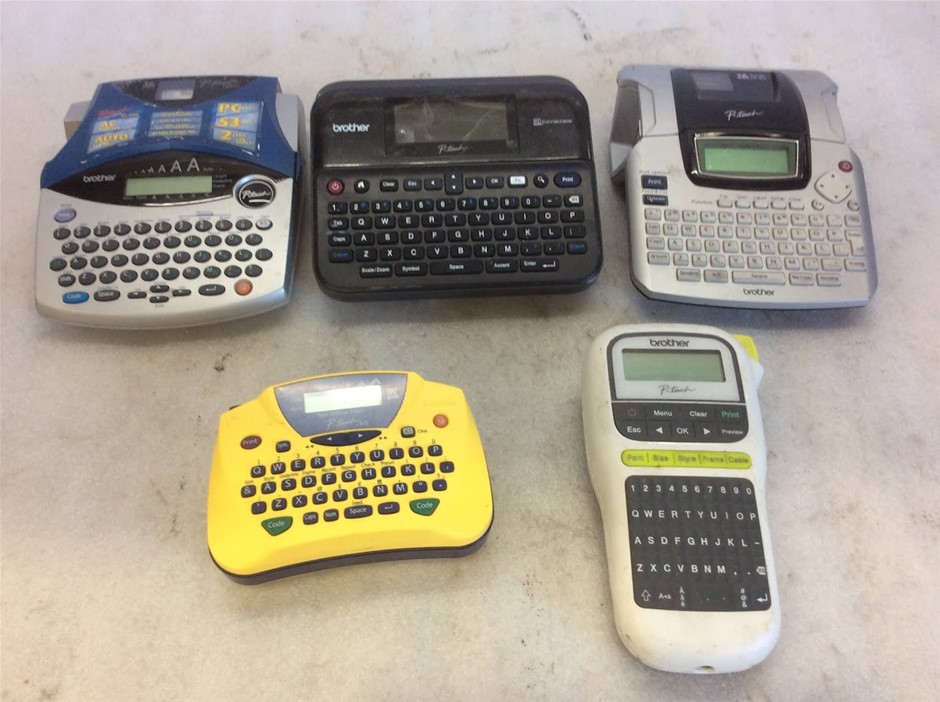 Brother mix model Electronic Labelling System(Lot of 5) Auction (0054 ...