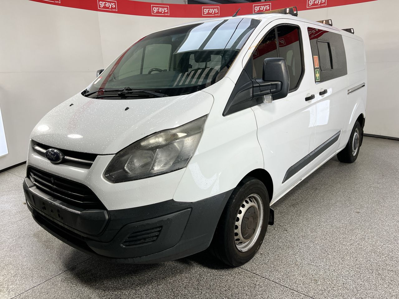 2014 Ford TRANSIT CUSTOM 330L LWB VN Turbo Diesel Manual Van Auction ...