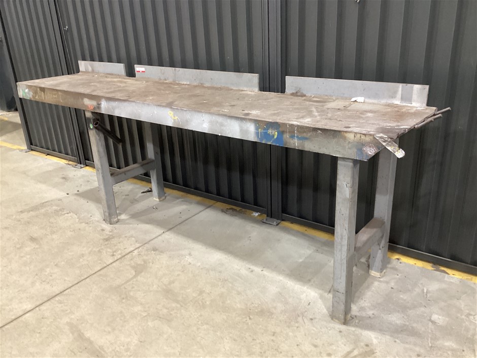 Fabricated Steel Workbench Auction (0094-7058632) | Grays Australia