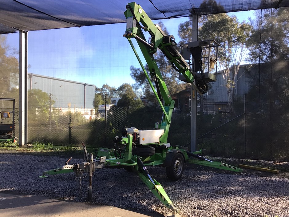 2017 Nifty 120T Single Boom Lift Trailer Auction (0019-5060334) | Grays ...