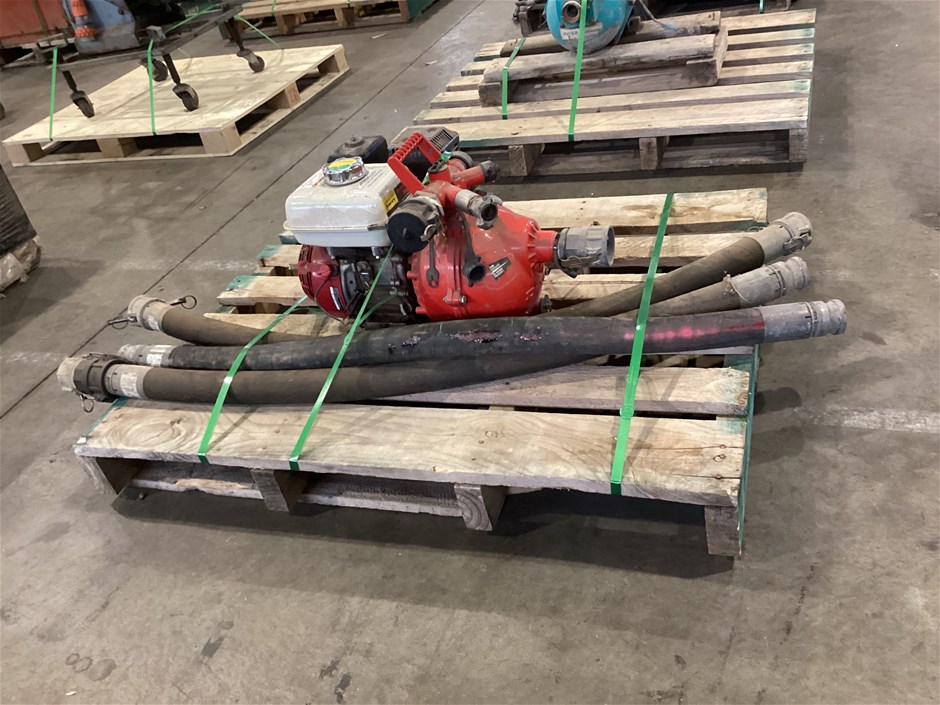 Davey Fire Fighter Plus Water Pump With Hosing Auction (0041-8020775 ...