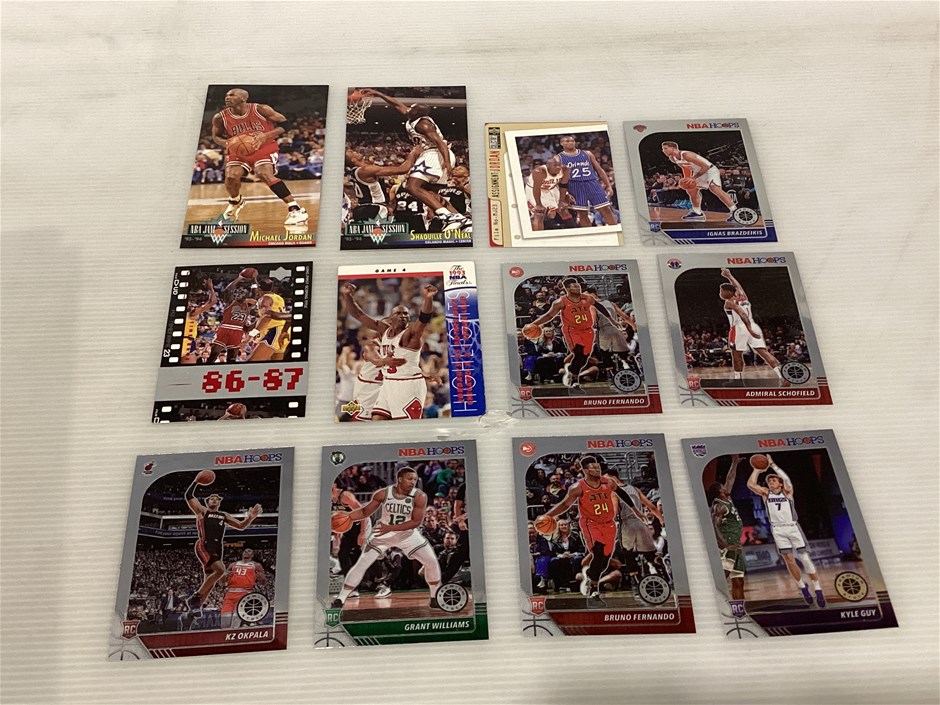 NBA Collector Cards Including Micheal Jordan, Large Amount Auction ...
