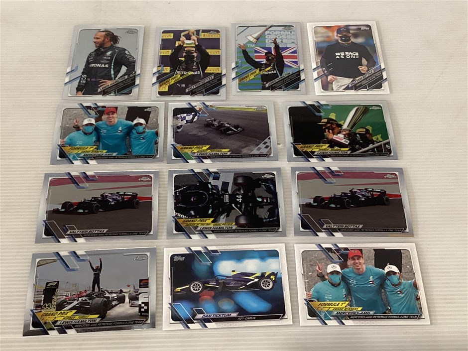 Formula 1 GP Motor Sport Trading Cards, Large Amount Auction (0083 ...