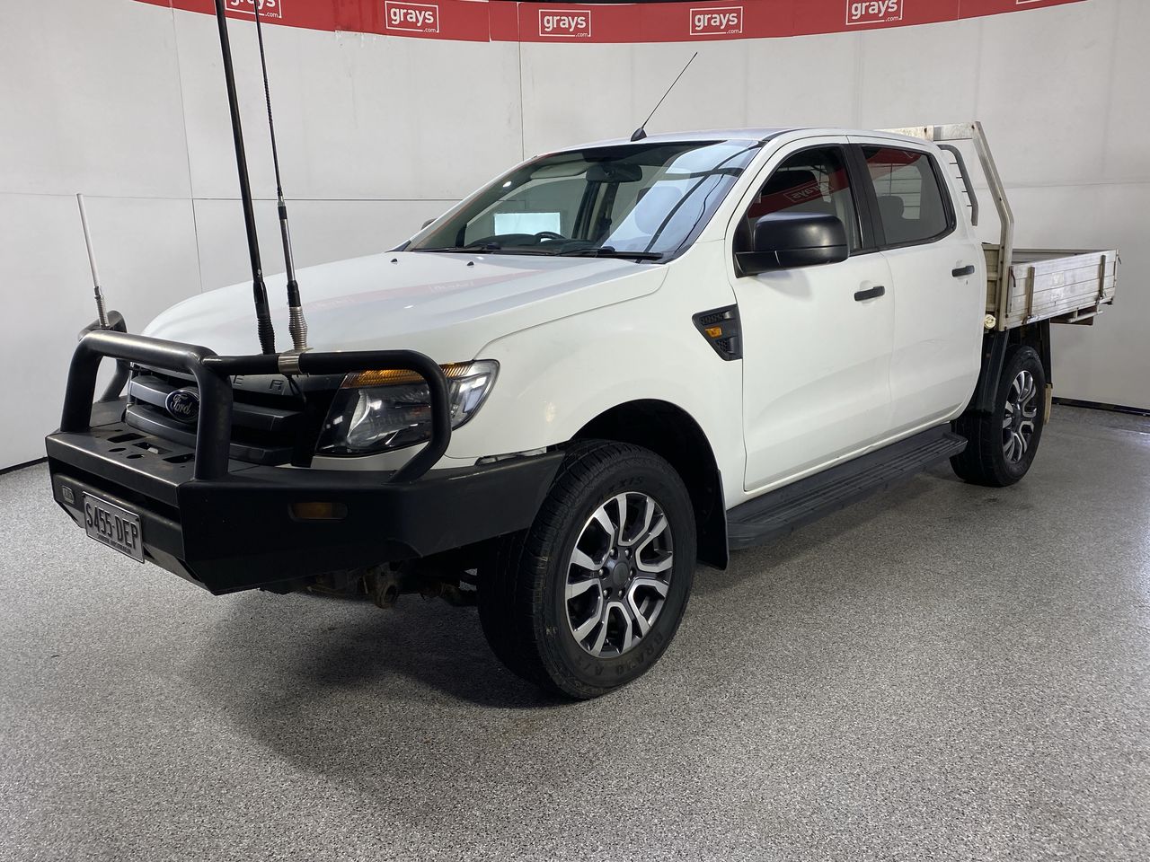 2013 Ford Ranger XL 4X4 PX Turbo Diesel Automatic Crew Cab Chassis ...