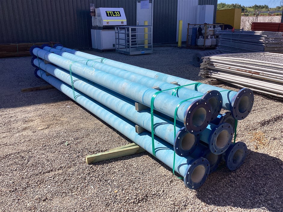 Vinidex Concrete Pipes With Flanges x9 Auction (0901-7058616) | Grays ...