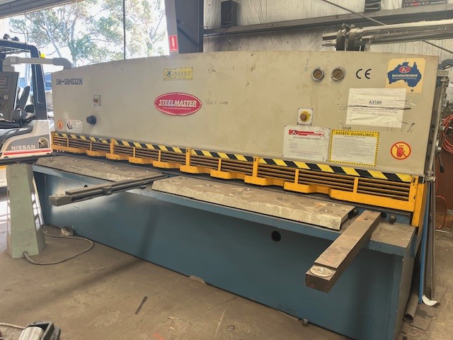 2009 Steel Master SM-SBHS3206 Guillotine for Sheet Metal Auction (0027 ...