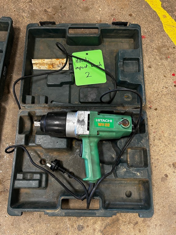 Hitachi WH22 Impact Wrench, Qty x2 Auction (0096-5060491) | Grays Australia