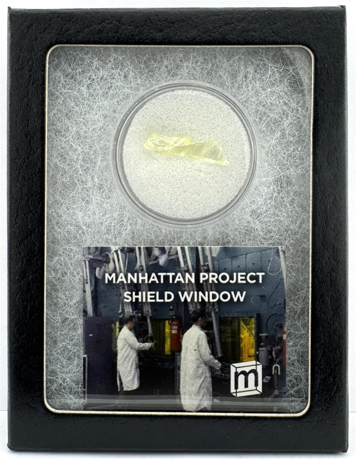 MANHATTAN PROJECT SHIELD WINDOW FRAGMENT Auction (0001-2573385) | Grays ...