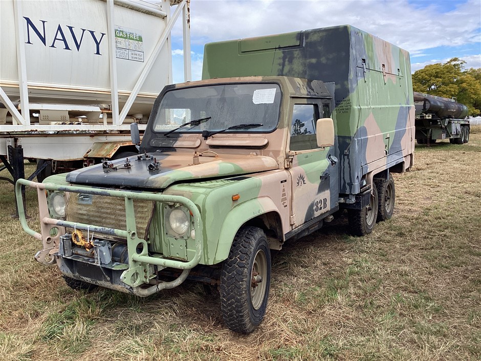 1991 Land Rover Perentie 110 6WD Manual Troop Carrier Auction (0001 ...