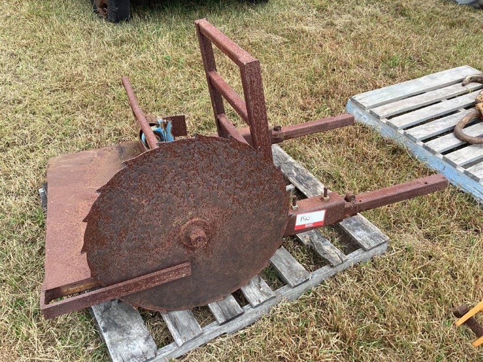 Fordson Major Tractor Bench Saw, Belt Driven, Mounting Rail Auction ...