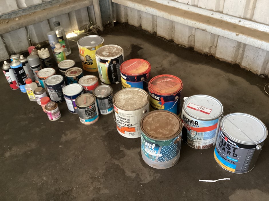 Paints and Consumables Assorted Auction (0130-7059111) | Grays Australia