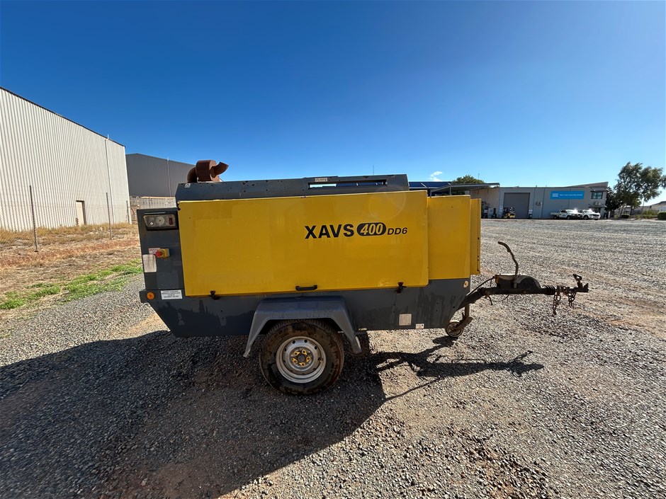 2015 Atlas Copco XAVS 400 Trailer Mounted Compressor Auction (0001 ...