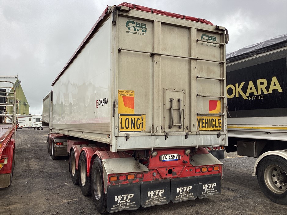 2011 Chriss Body Builders CBRST3 Triaxle Tipper Trailer Auction (0012 ...