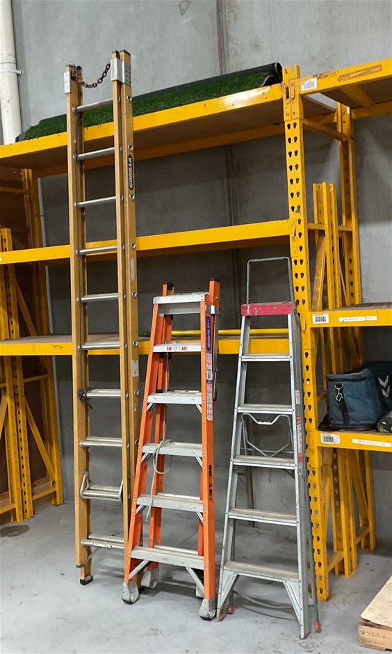 Assorted Ladders x3 Auction (0112-3034734) | Grays Australia