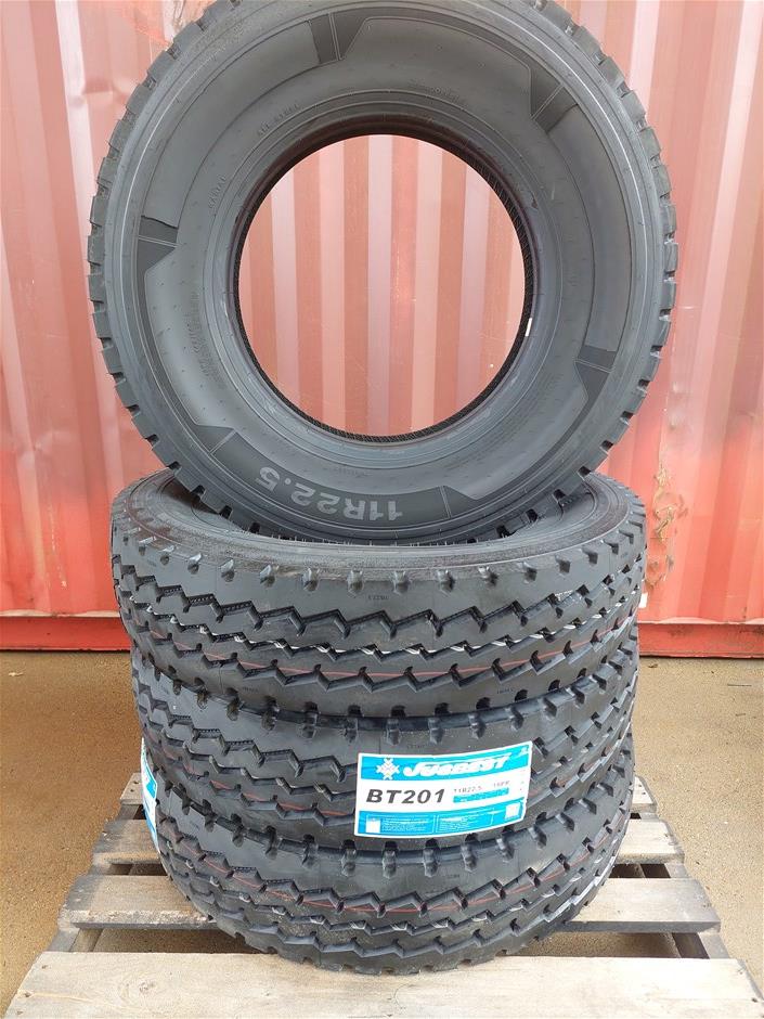 11r 22.5 18 Ply Truck Tyres (All Position Pattern) – 15mm Tread - 4 Qty ...