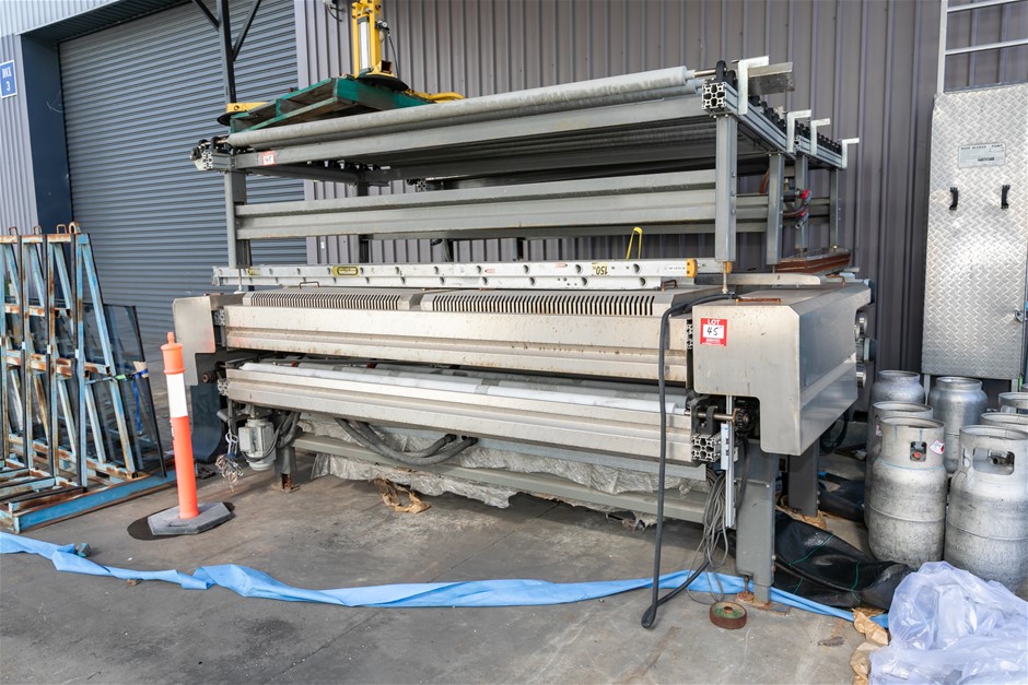 Horizontal Roller Glass Tempering Furnace with Feed Roller Stands ...