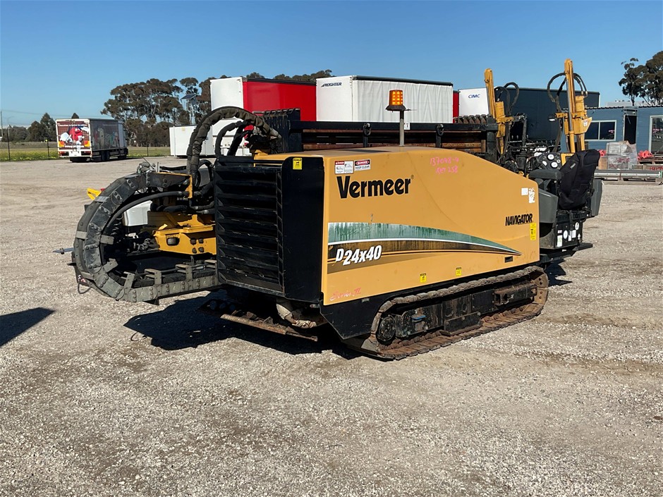 2010 Vermeer Horizontal Directional Drilling Machine, Model: D24X4011 ...