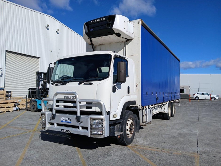 2009 Isuzu FH FVLJZDD1 6 x 2 Curtainsider Rigid Truck Auction (0023 ...