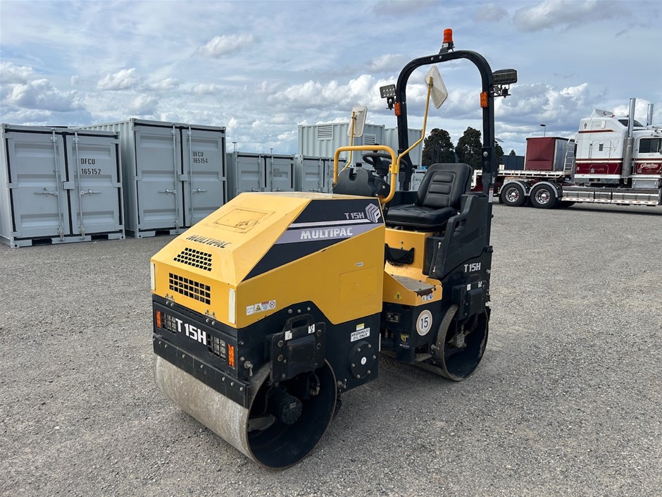 MultiPac T15H Smooth Drum Roller Auction (0010-3034956) | Grays Australia