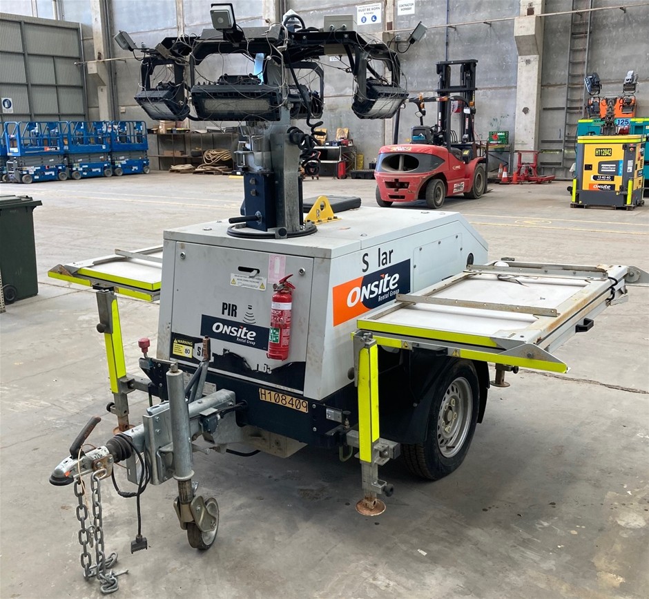 2019 SMC TL55 Lighting Tower - 240w - LED Solar Auction (0016-7059800 ...