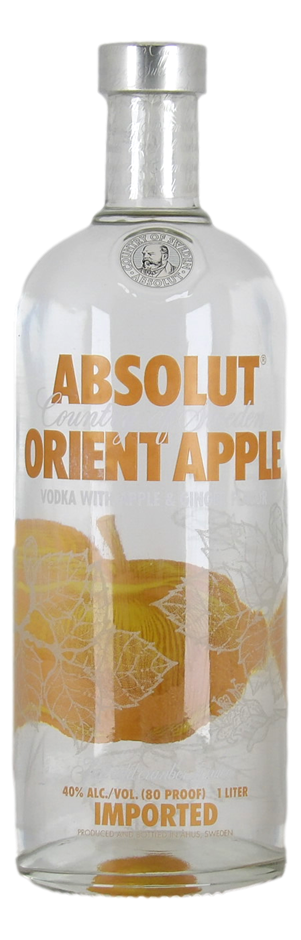 Absolut - Orient Apple Vodka (1x 1L). Russia Auction (0055-10738268 ...