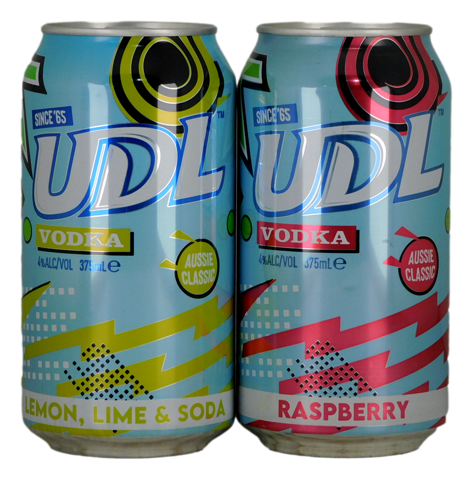 UDL Pre-mixed Vodka Mixed Pack (24x 375mL), Aus. Auction (0012-10738698 ...