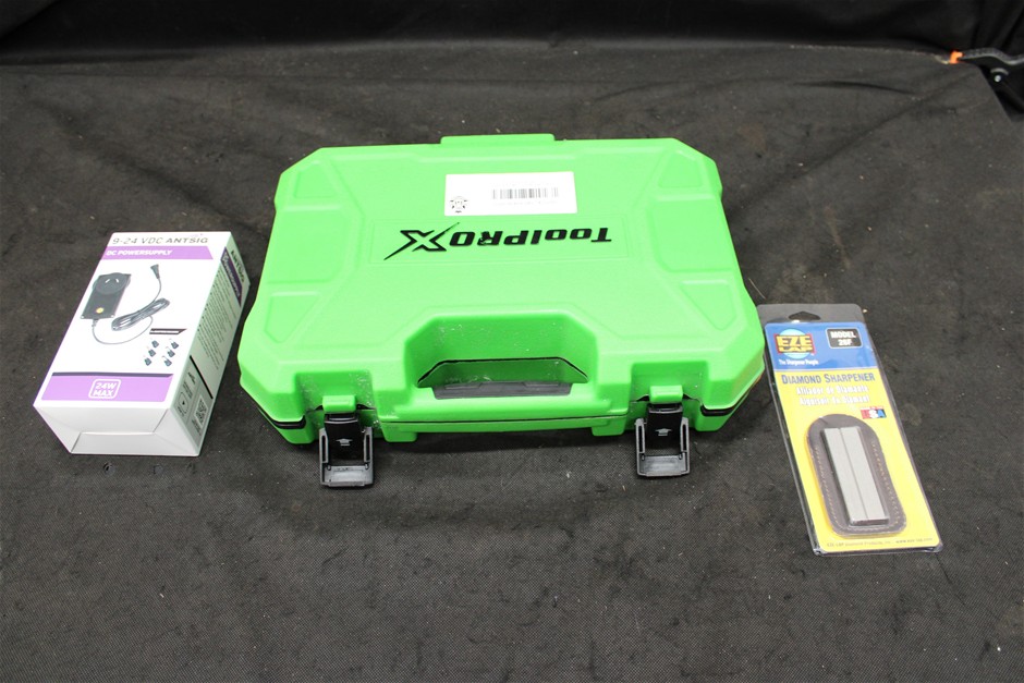 Tool PRO-X 98 Tool Kit, DC Charger and Diamond Sharpener Auction (0010 ...
