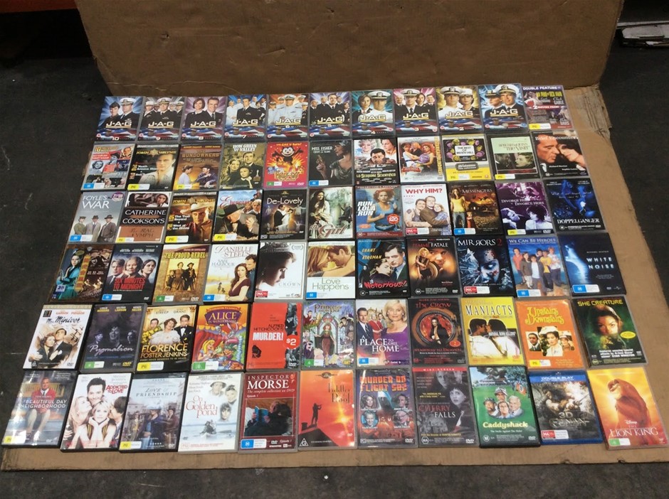 Mixed Different types of movie DVDs (Lot of 66) Auction (0011-2573867 ...