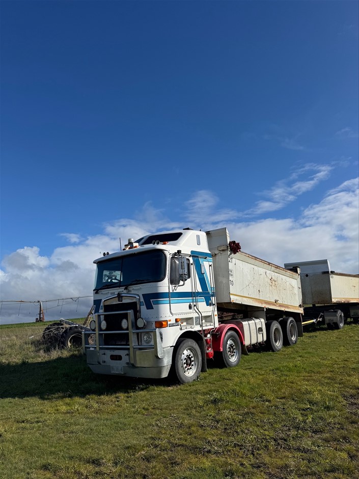 2008 Kenworth K108 8 x 4 Tipper Truck with 2012 Hercules HEDT-3 Triaxle ...