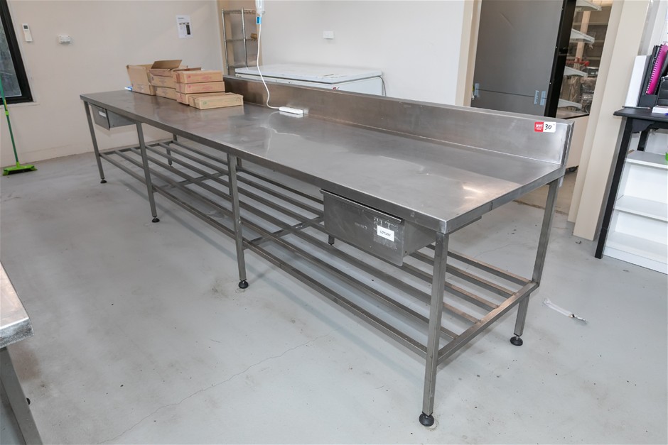 Stainless Steel Kitchen Work Bench Auction (0030-5061258) | Grays Australia