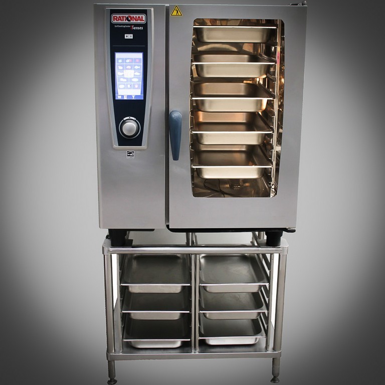 Rational Gas 5 Senses Program Self Cooking Centre 10 Tray Combi Oven ...