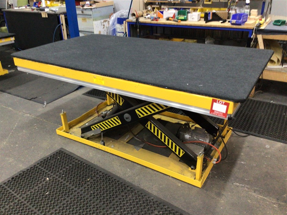 Electric lift Platform table Auction (0019-5061282) | Grays Australia