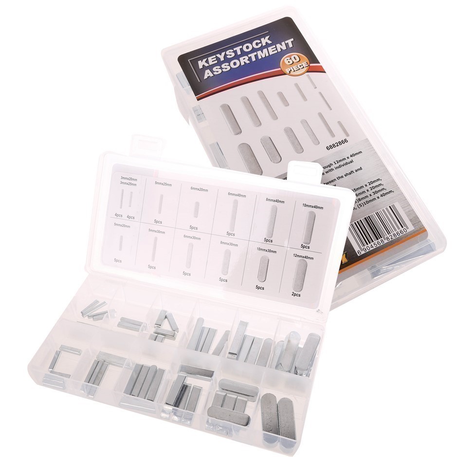 2 x 60pc Keystock Assortments, Sizes as per Image. Auction (0141 ...